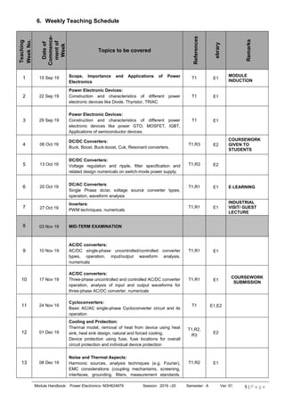 Module hand book | PDF