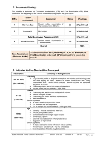 Module hand book | PDF