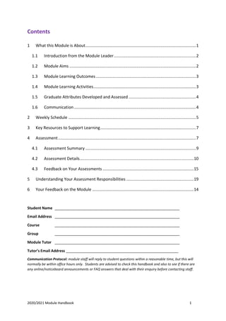 Module Handbook Introduction to Digital Marketing | PDF