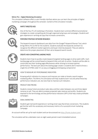 Module Handbook Introduction to Digital Marketing | PDF