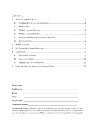 Module Handbook Introduction to Digital Marketing | PDF