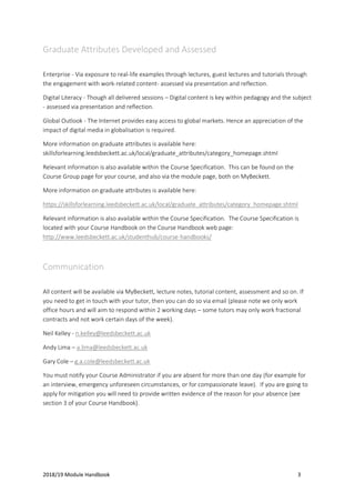 Module Handbook Introduction to Digital Marketing | PDF