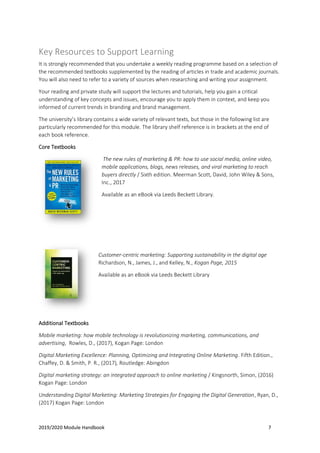 Module Handbook Introduction to Digital Marketing | PDF