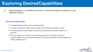 Module 01 - WebDriver Basics | PPT