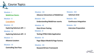 Module 01 - WebDriver Basics | PPT