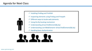 Module 01 - WebDriver Basics | PPT