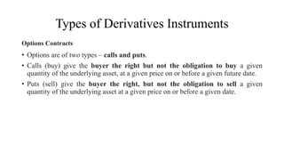 Financial Derivatives | PPTX
