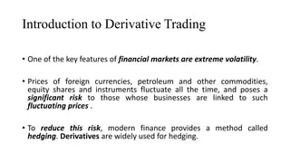 Financial Derivatives | PPTX