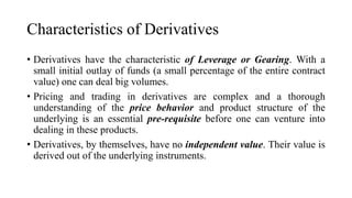 Financial Derivatives | PPTX
