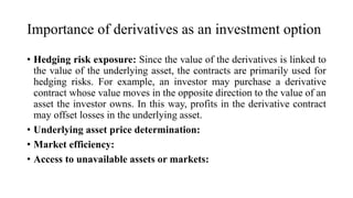 Financial Derivatives | PPTX
