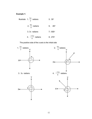 Module i circular functions | PDF