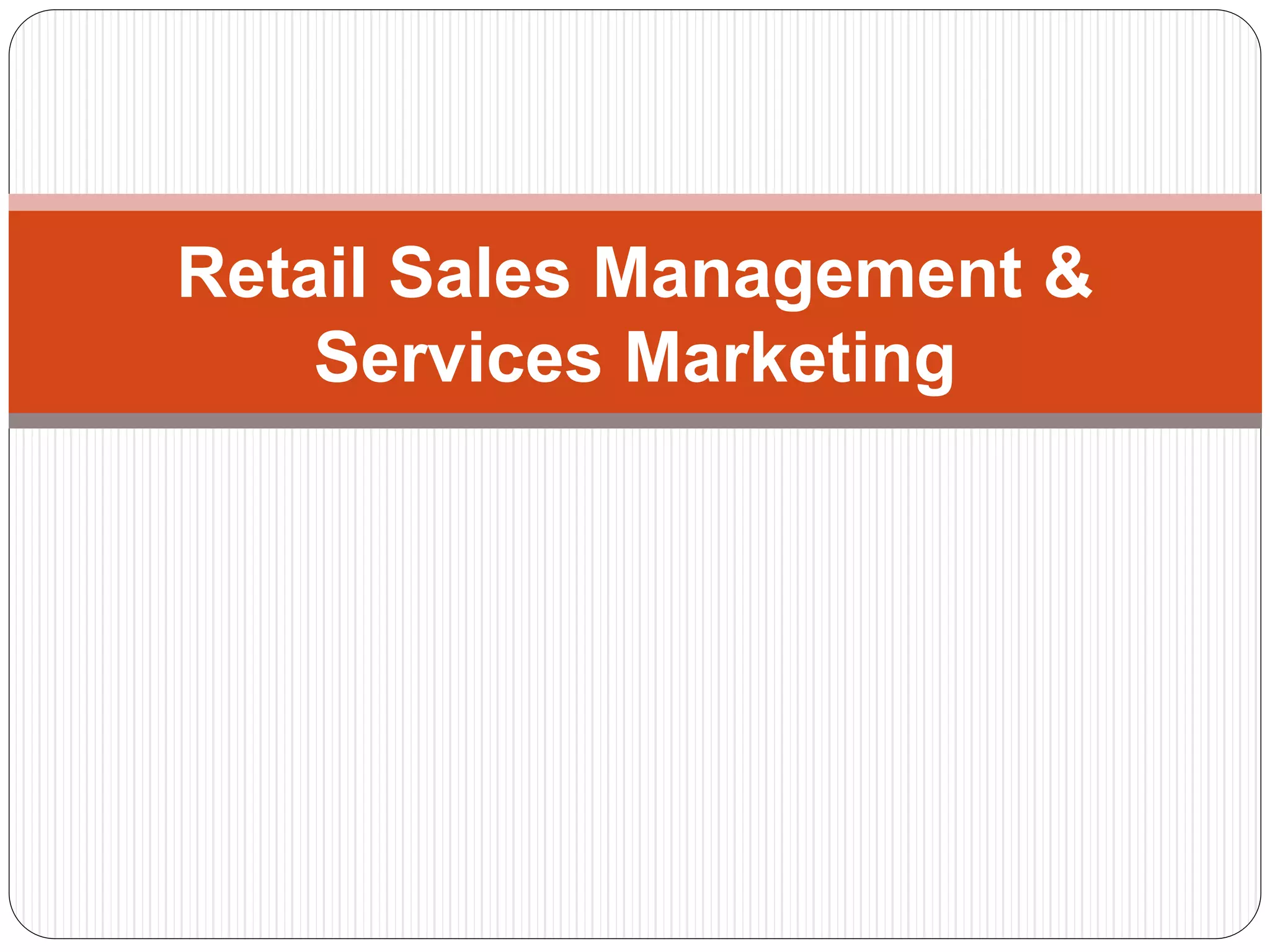 Introduction to Retailing | PPTX