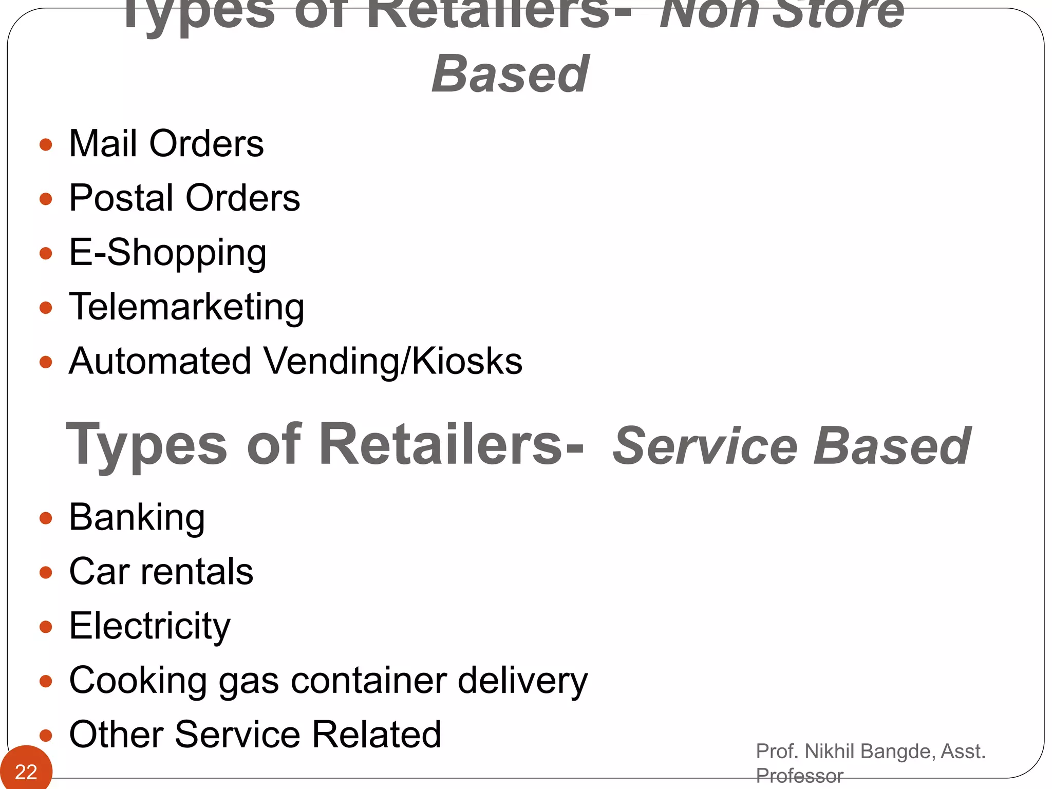 Introduction to Retailing | PPTX