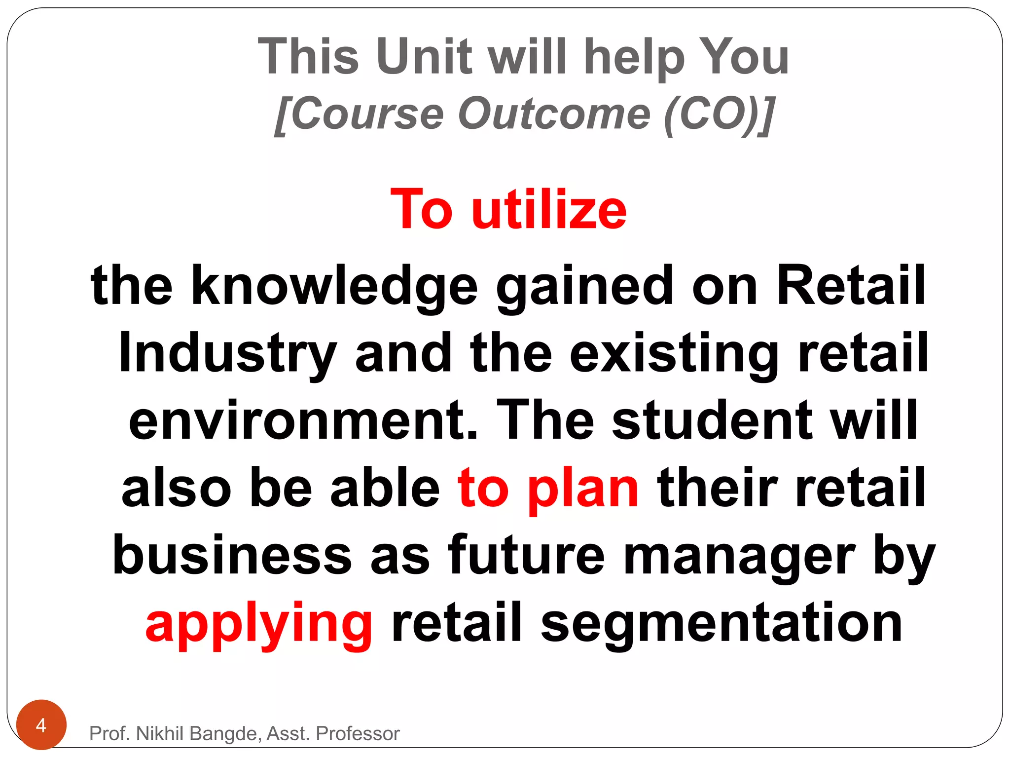 Introduction to Retailing | PPTX