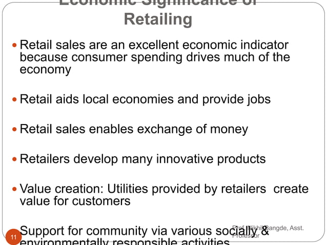 Introduction to Retailing | PPTX | Retail Industry | Industries