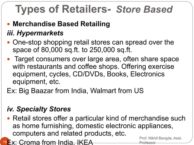 Introduction to Retailing | PPTX | Retail Industry | Industries