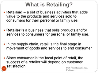 Introduction to Retailing | PPTX