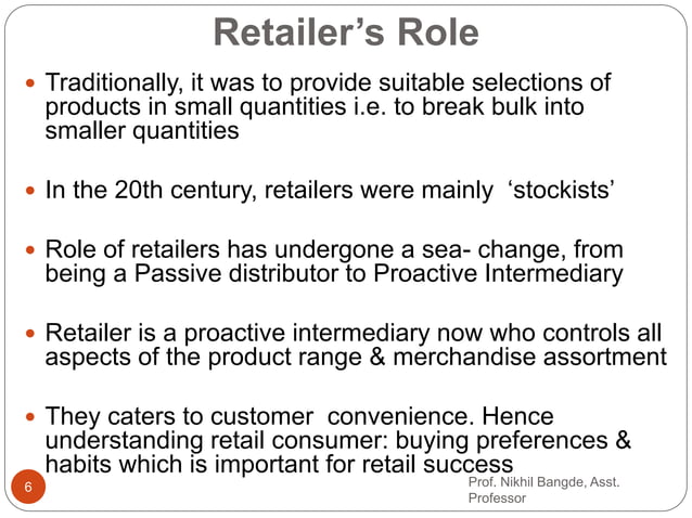 Introduction to Retailing | PPTX | Retail Industry | Industries