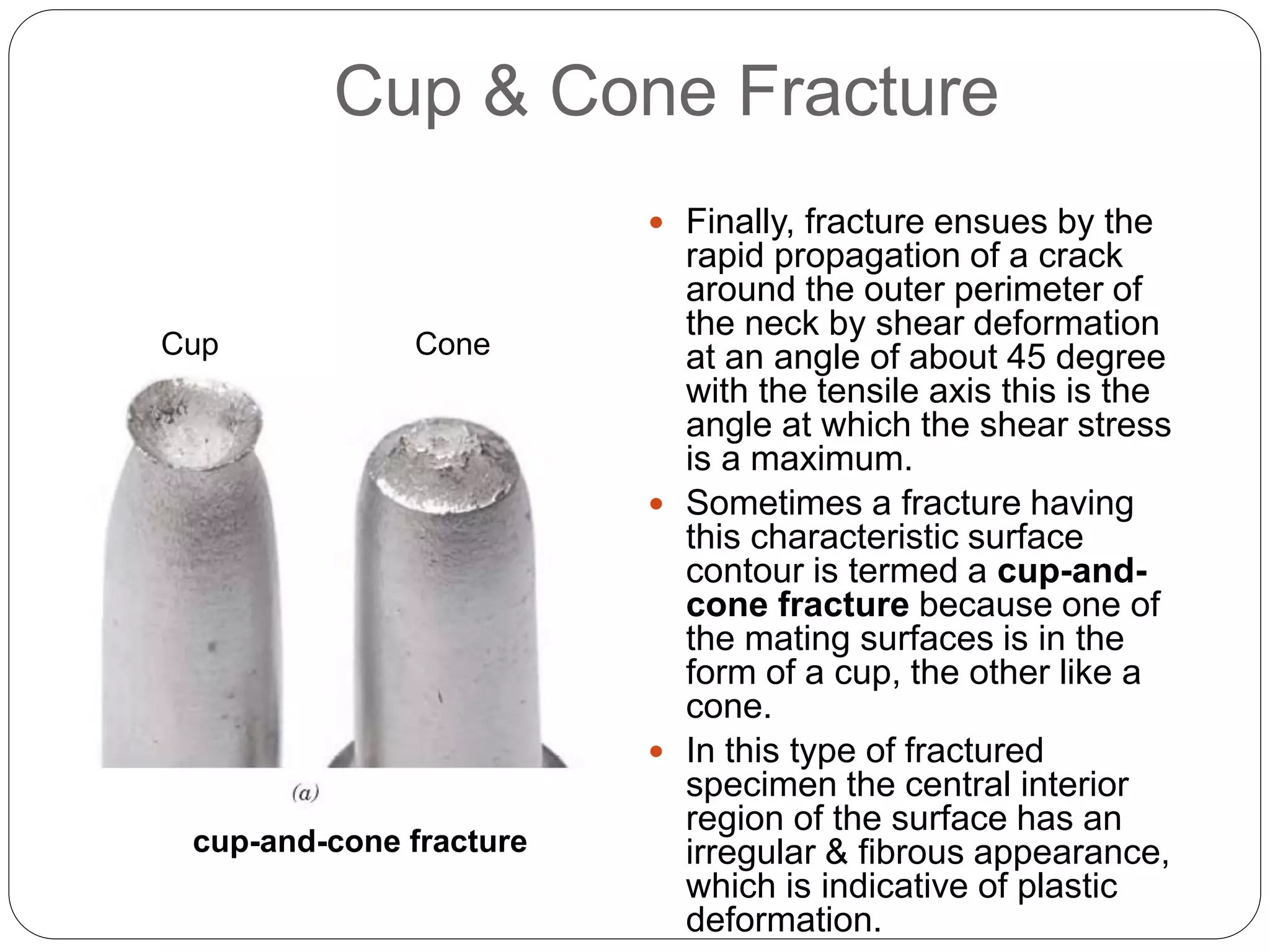 Failure Mechanism In Ductile & Brittle Material | PPTX