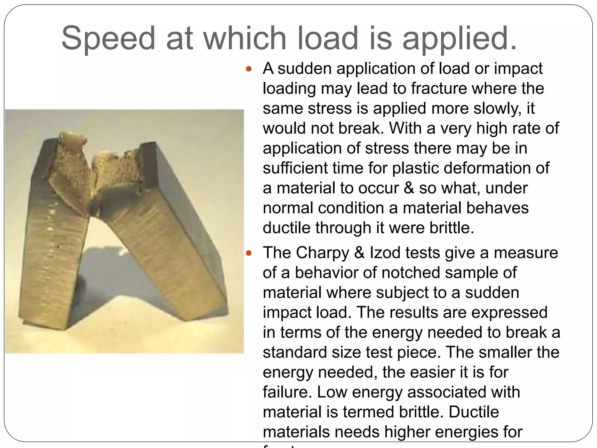 Failure Mechanism In Ductile & Brittle Material | PPTX