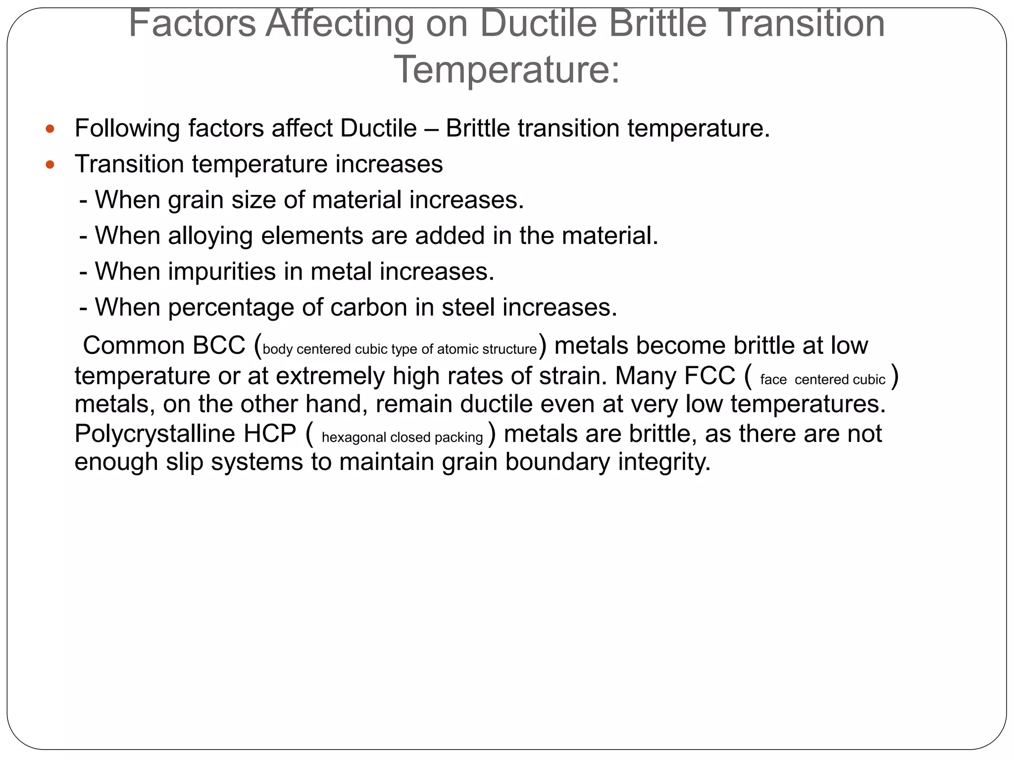 Failure Mechanism In Ductile & Brittle Material | PPTX