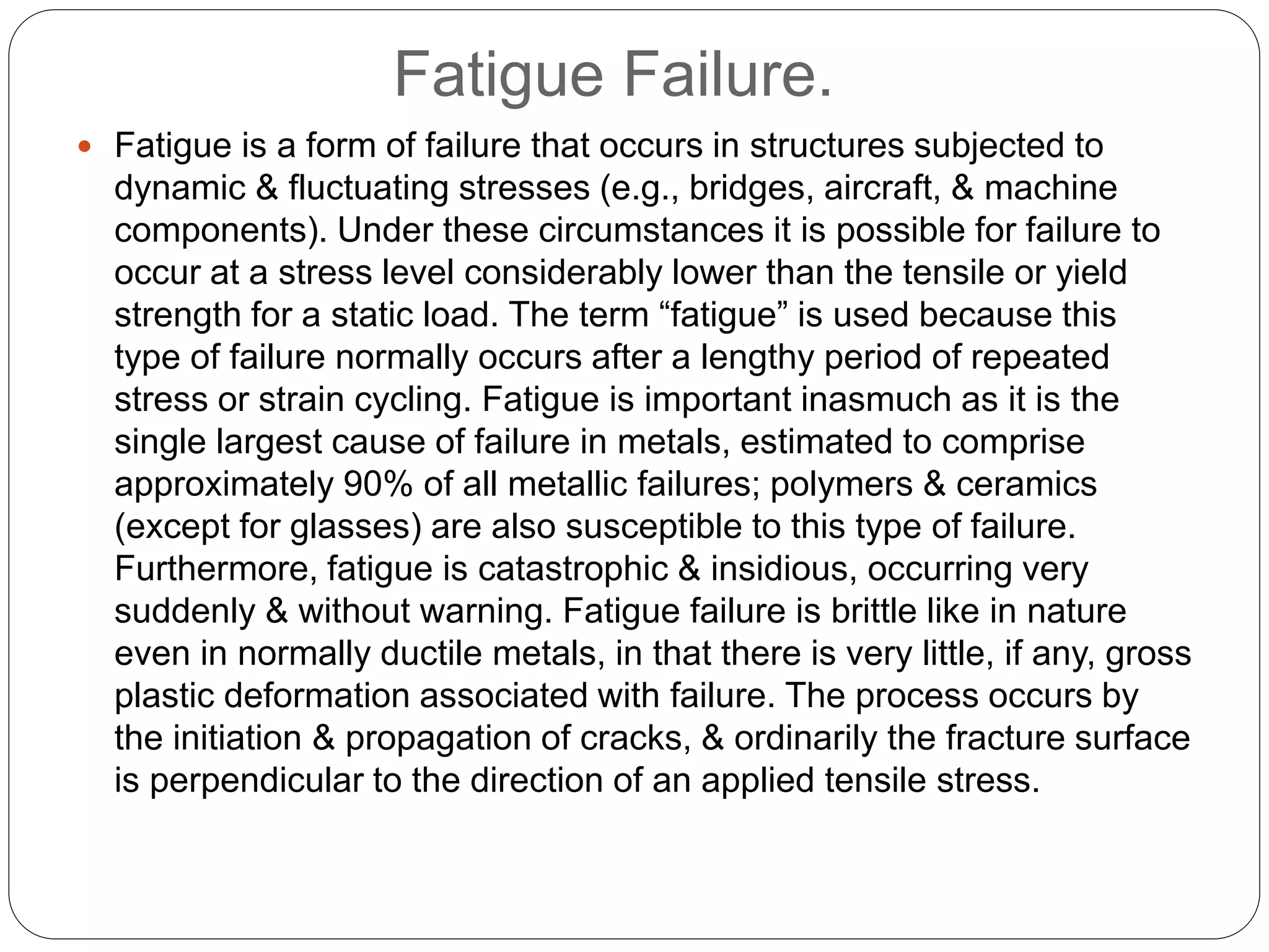 Failure Mechanism In Ductile & Brittle Material | PPTX