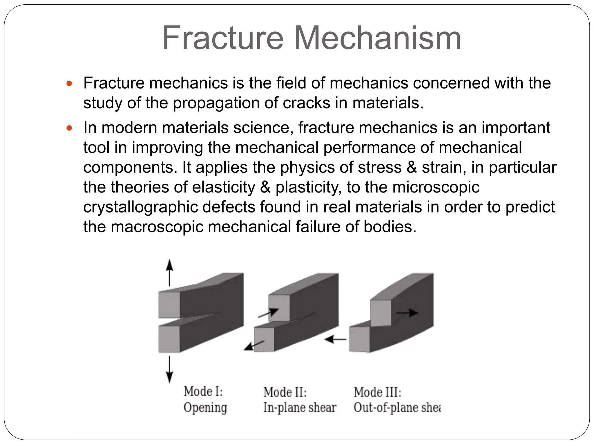 Failure Mechanism In Ductile & Brittle Material | PPTX