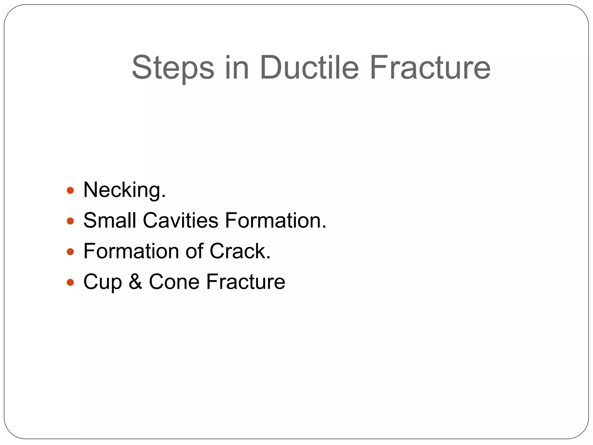 Failure Mechanism In Ductile & Brittle Material | PPTX