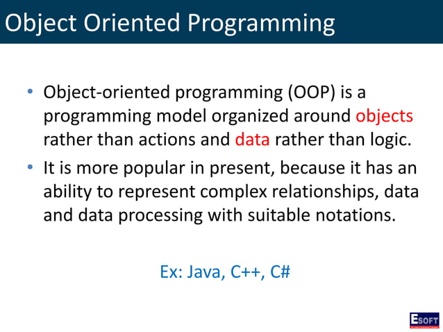 DISE - Programming Concepts | PPT