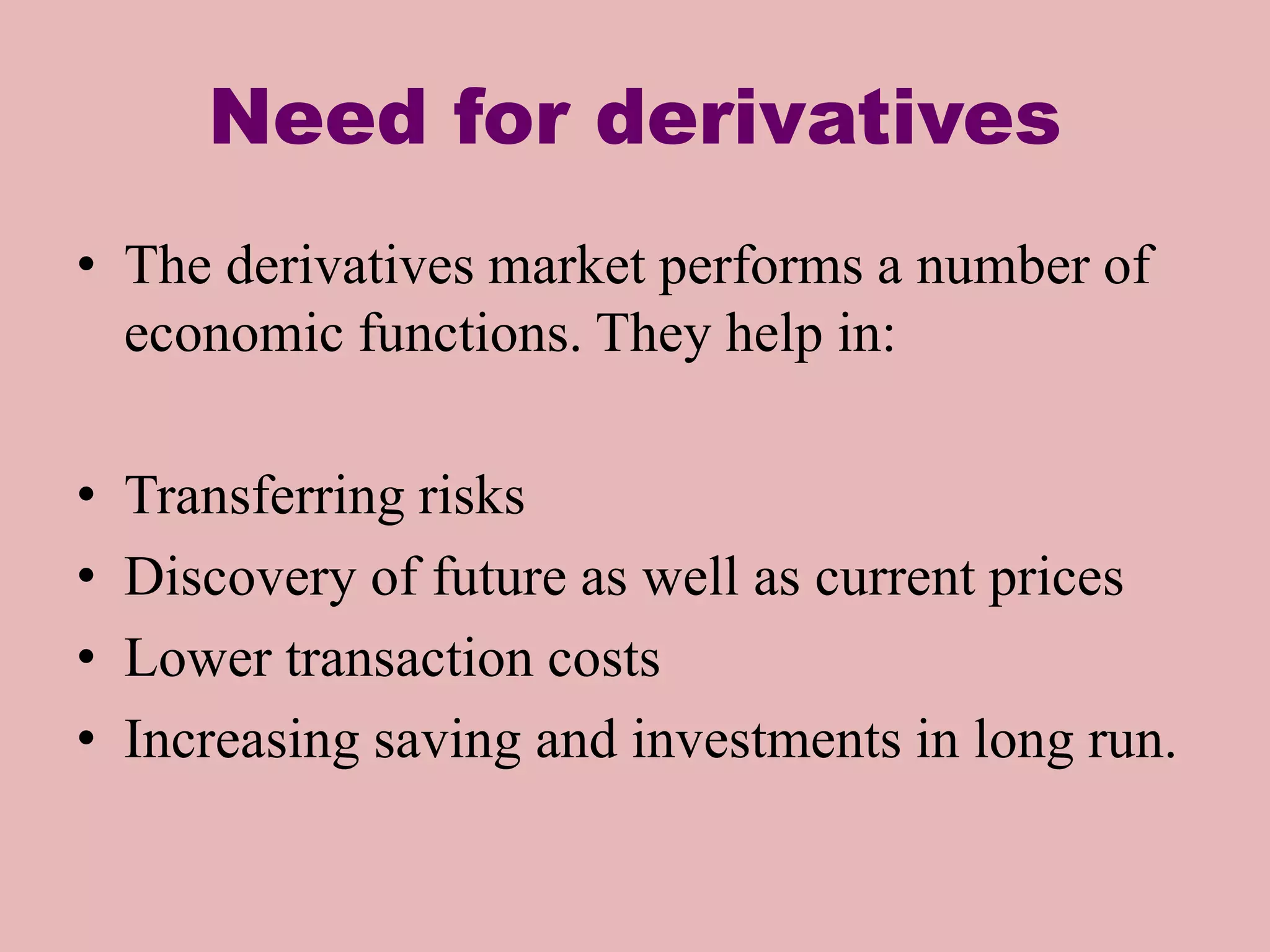 Module II_ Derivatives.pptx | Stocks and Bonds | Personal Investing