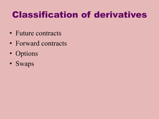 Module II_ Derivatives.pptx | Stocks and Bonds | Personal Investing