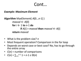 Module III - 1 - Orders of Growth.p df | PPT