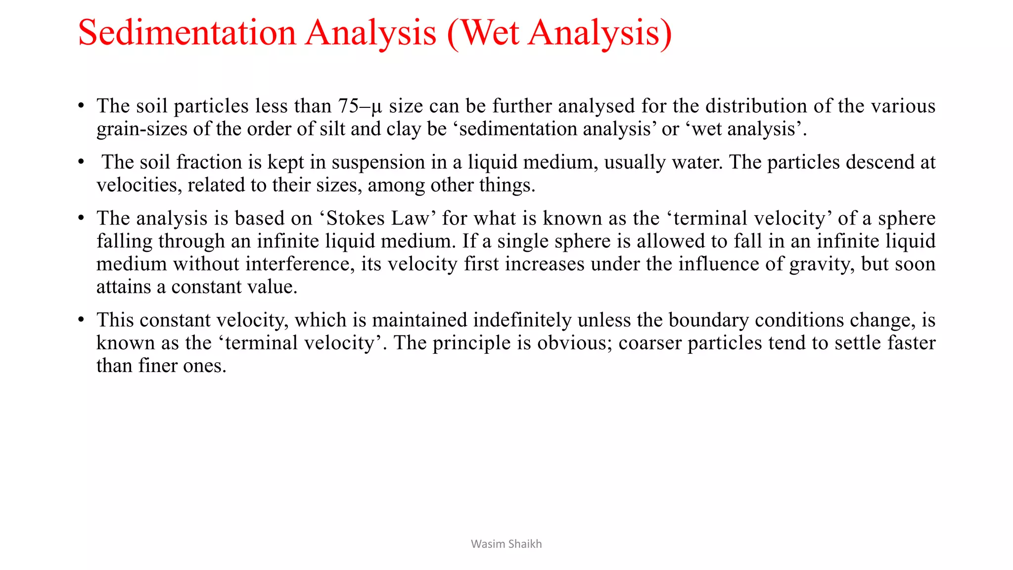 Particle Size Distribution & Classification of Soil | PDF
