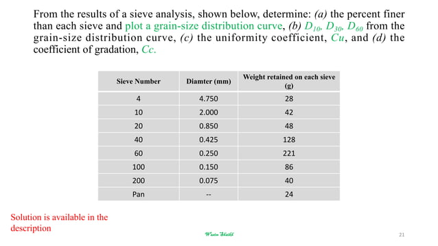 Particle Size Distribution & Classification of Soil | PDF