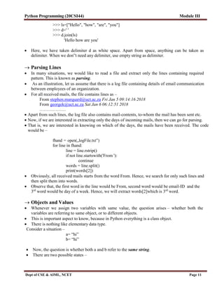 Module III.pdf | Programming Languages | Computing