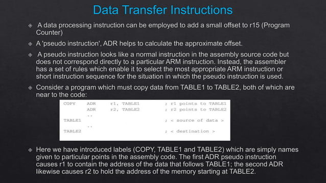 MODULE III - ARM architecture EMBEDDED SYSTEMS | PPTX | Computing | Technology & Computing