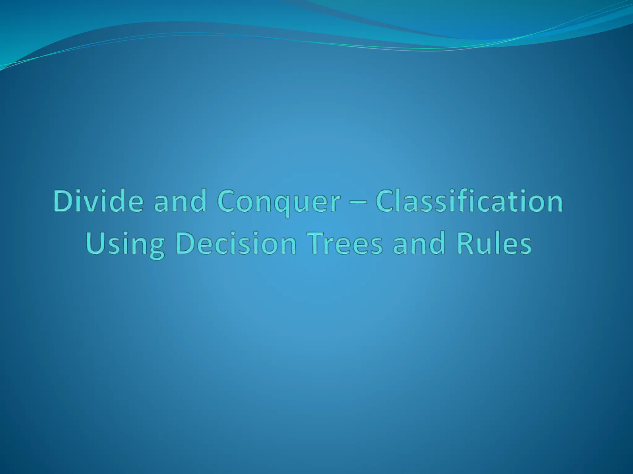 Module III - Classification Decision tree (1).pptx