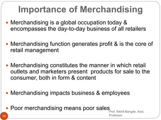 Retail Merchandising | PPTX