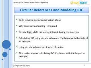 Module iii project_finance_modeling | PPT