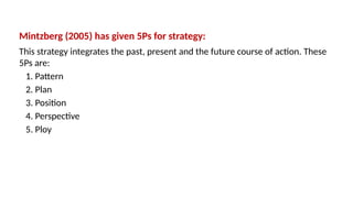Module I Introduction to Strategic Management .pptx