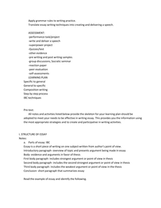 Module in essay | DOCX | Freelance Writing | Content Production