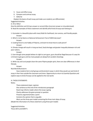 Module in essay | PDF