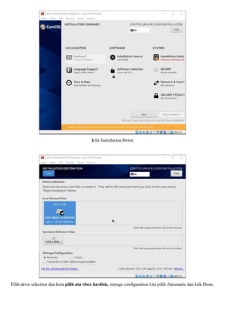 Module Installation CentOS 8 with Virtualbox | PDF