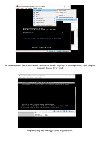 Module Installation CentOS 8 with Virtualbox | PDF