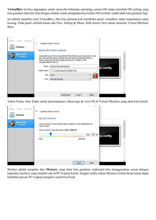 Module Installation CentOS 8 with Virtualbox | PDF