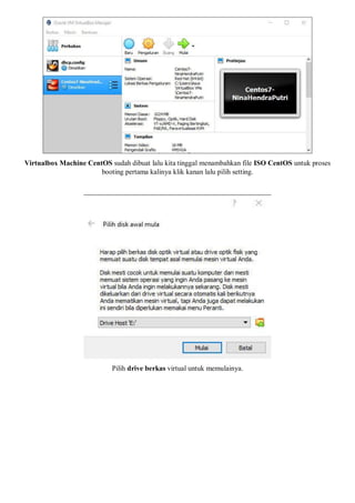 Module Installation CentOS 8 with Virtualbox | PDF