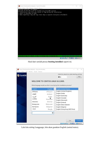 Module Installation CentOS 8 with Virtualbox | PDF