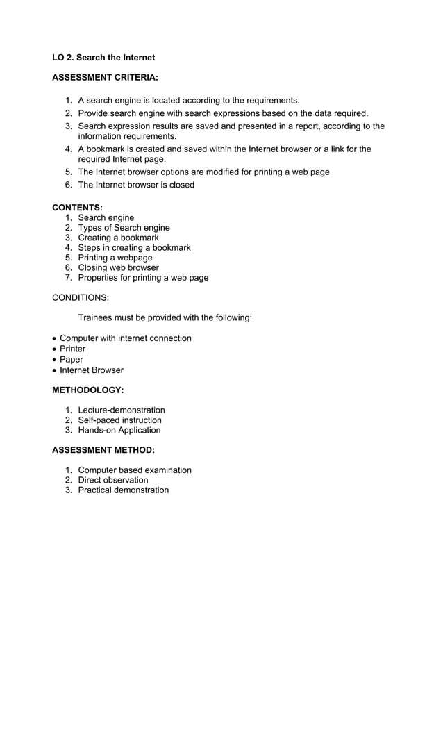 Module Internet | DOC | Internet for Beginners | Internet