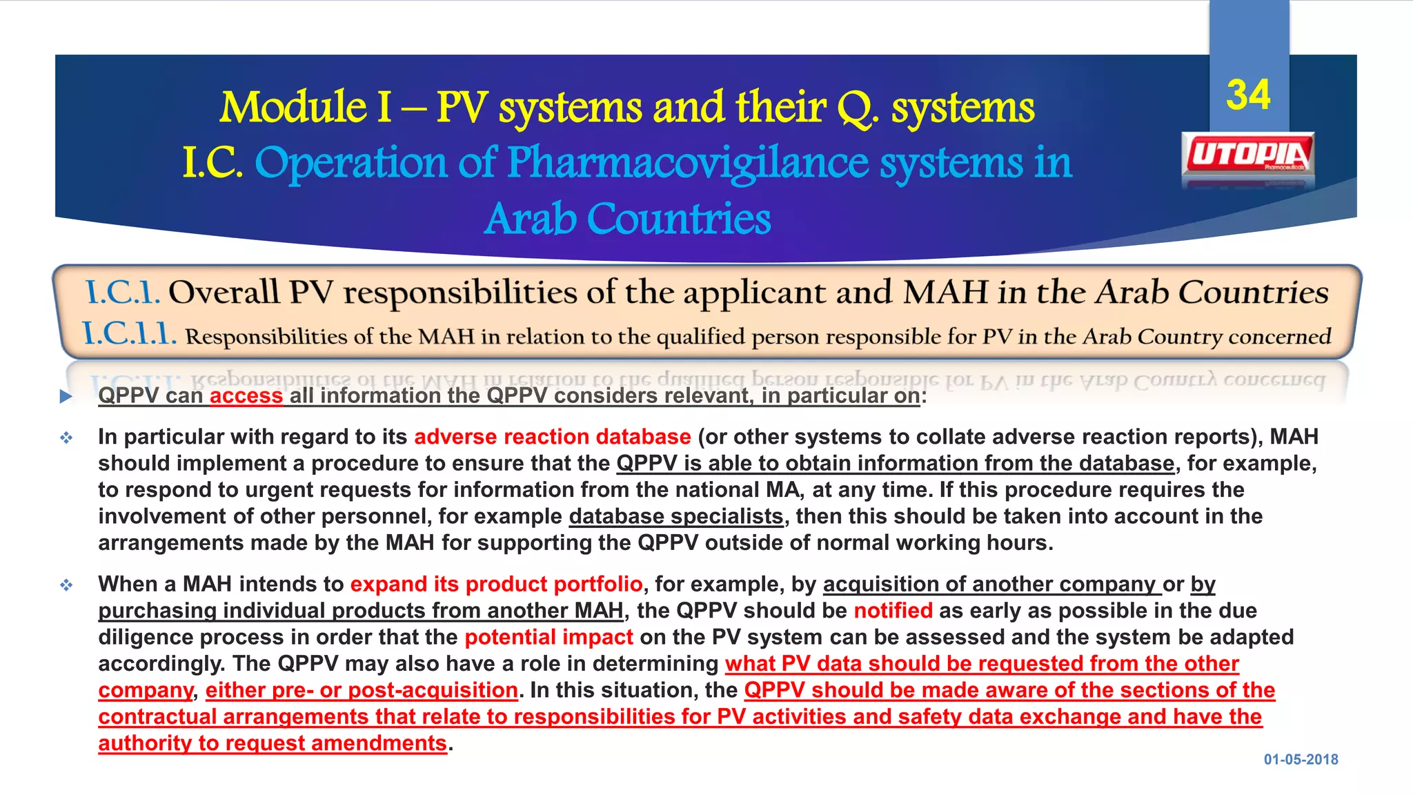 Pharmacovigilance "Module I" Pharmacovigilance system & their quality system | PDF