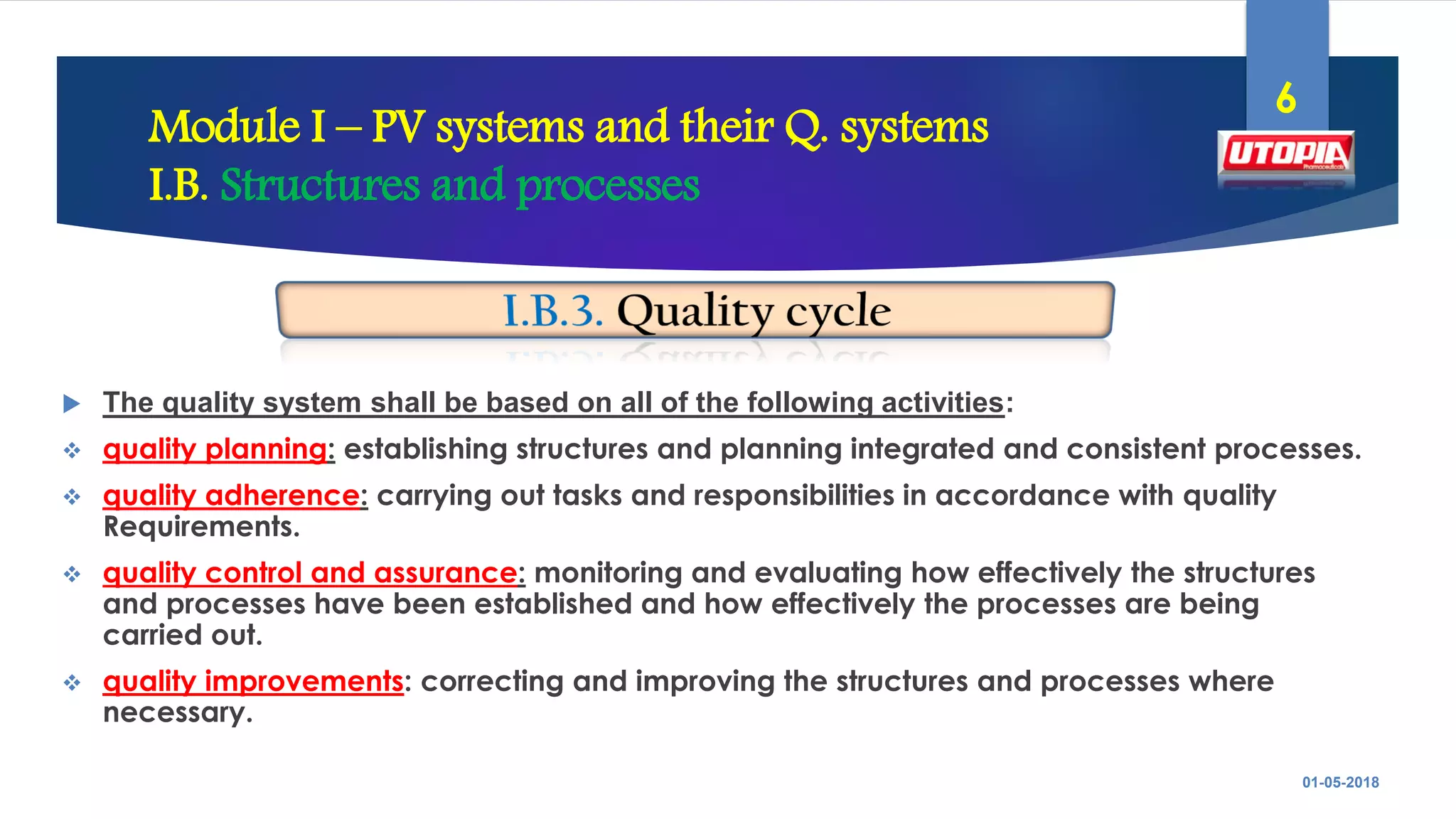 Pharmacovigilance "Module I" Pharmacovigilance system & their quality ...